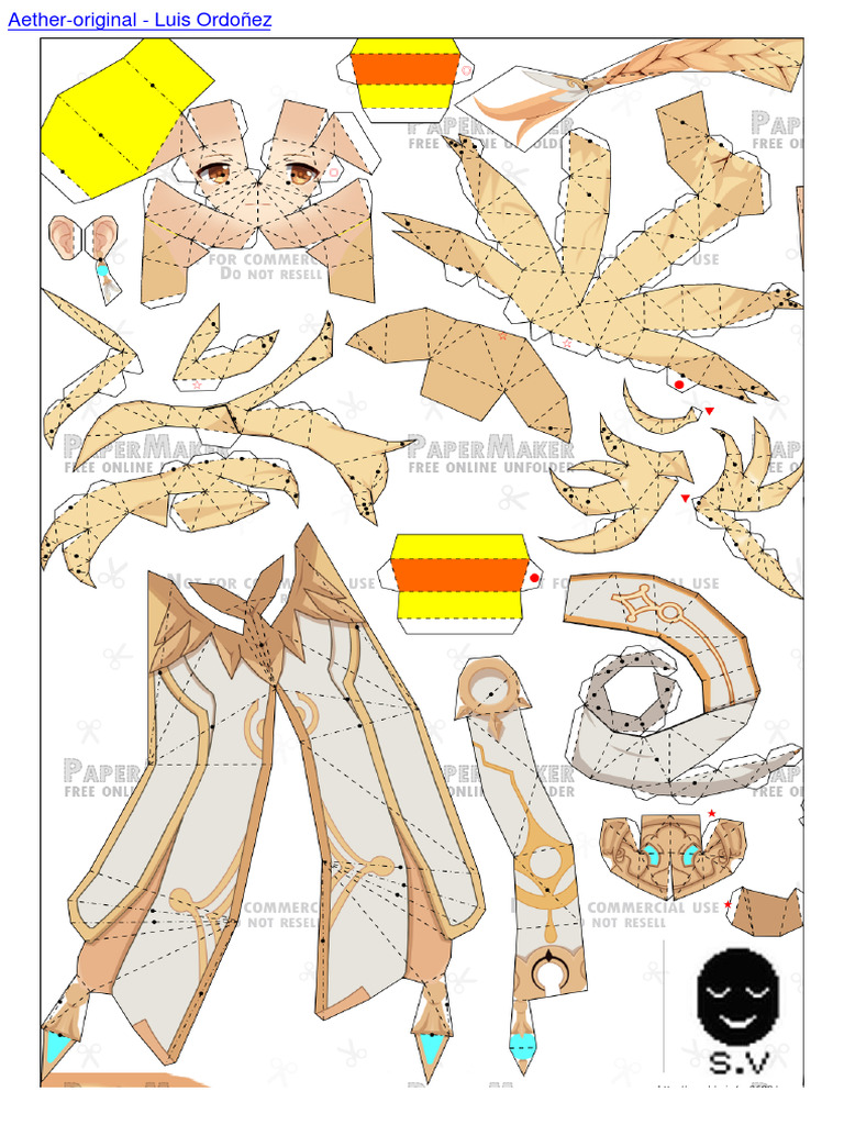 Aether-original - Luis Ordoñez - papercraft-maker.com | PDF