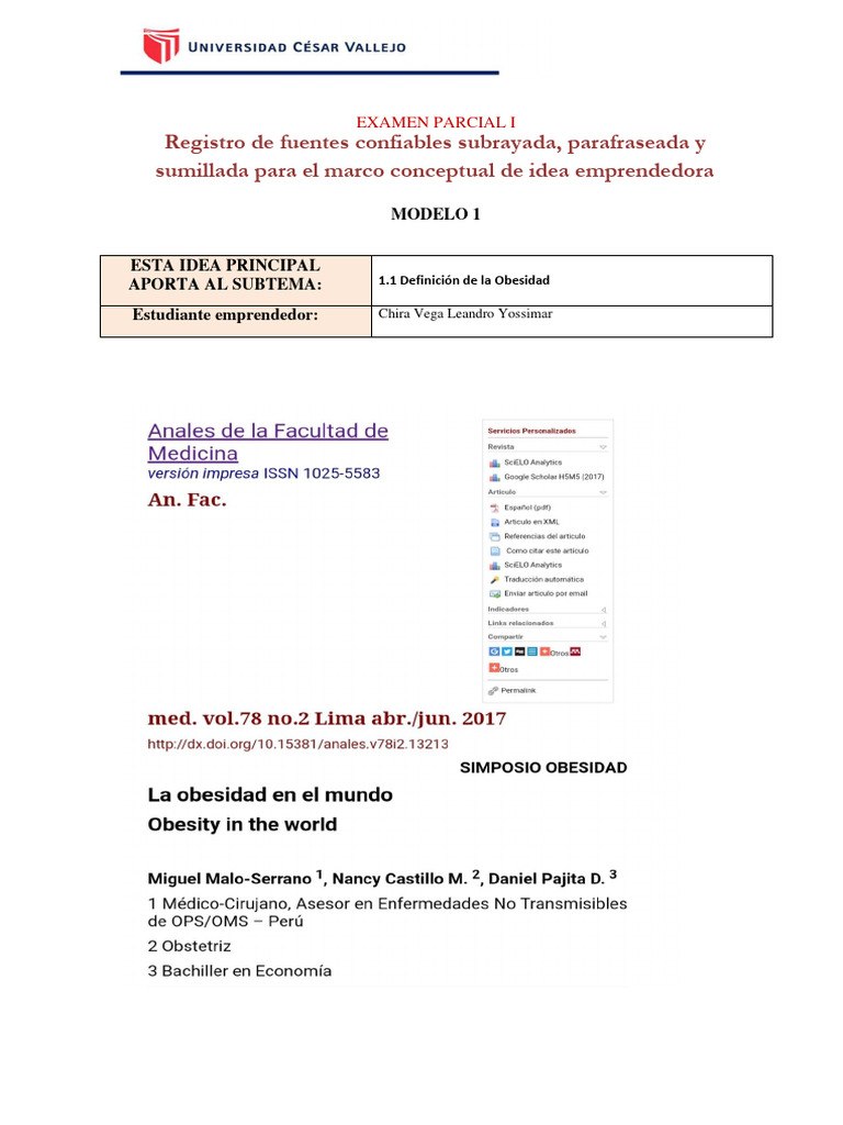 Ejemplo Básico de Examen Parcial Terminado | PDF