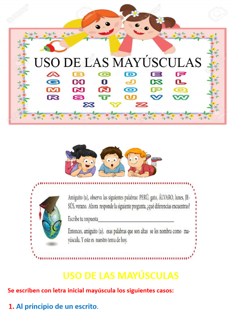 Uso de La Mayúscula | PDF