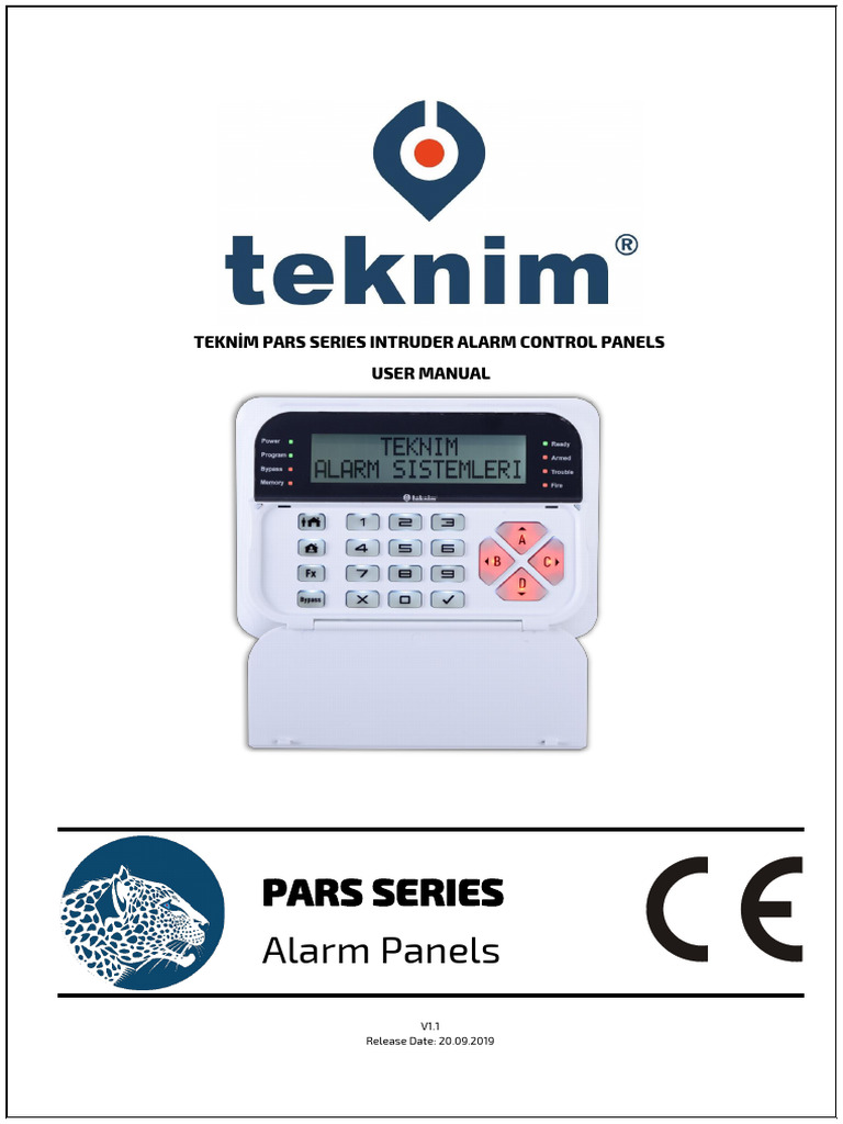 Teknim Pars Series Alarm User Manual | PDF | Mobile App | Google Play