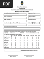 Driving Permit Application Form Trinidad | PDF | Vehicles | Transport