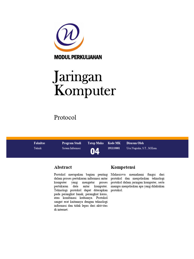 4. Modul Jarkom - Protokol | PDF