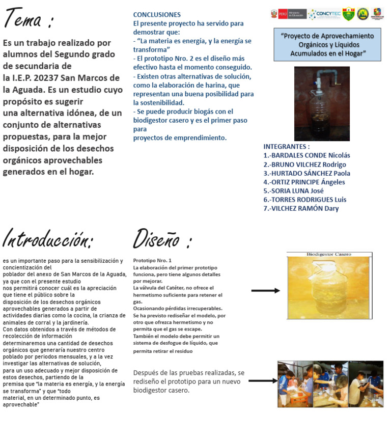 Proyecto Eureka Triptico | PDF