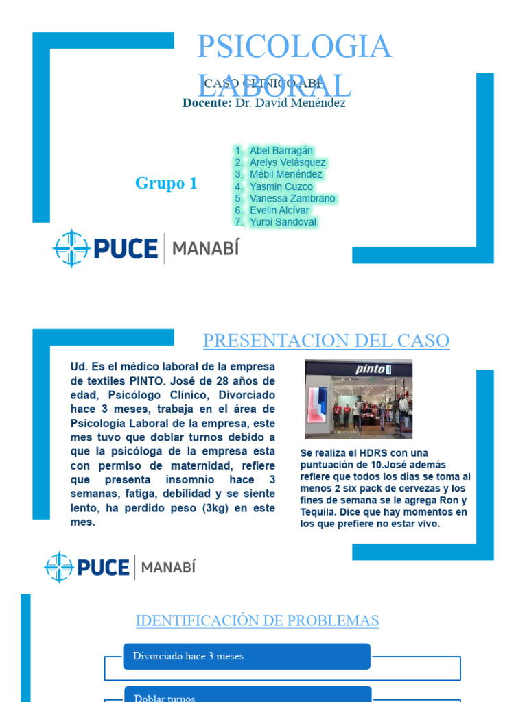 Abp Grupo 1 Ergonomia | PDF | Factores humanos y ergonomía | Depresión (estado de ánimo)