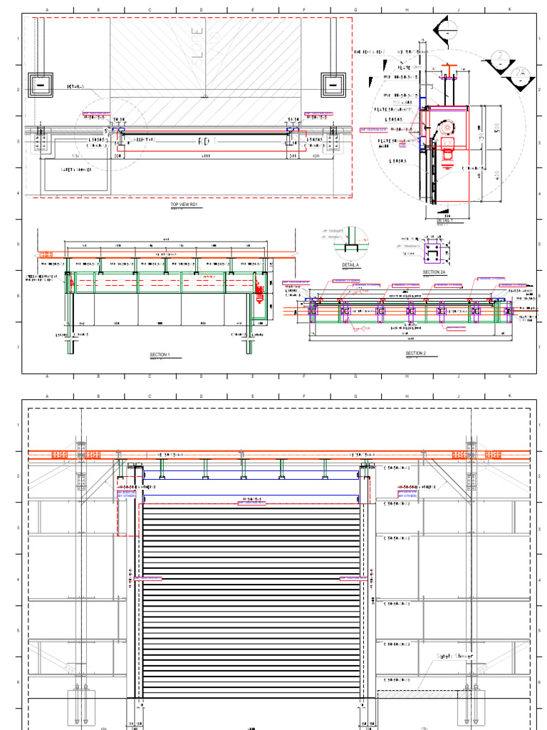 Shopdrawing Installation Rolling Door | PDF