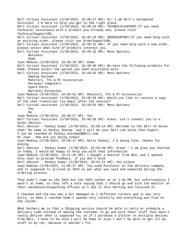 Transcript | PDF | Dell | Computer Science