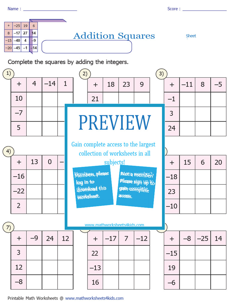 Add Square 3x3 1 | PDF