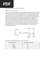 Experiment 6 - Determination of Acid Value | PDF | Titration | Chemistry