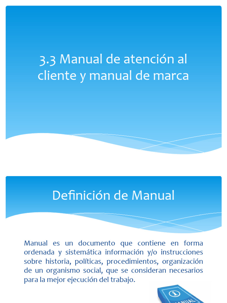 Manuales de Atención y Marca | PDF