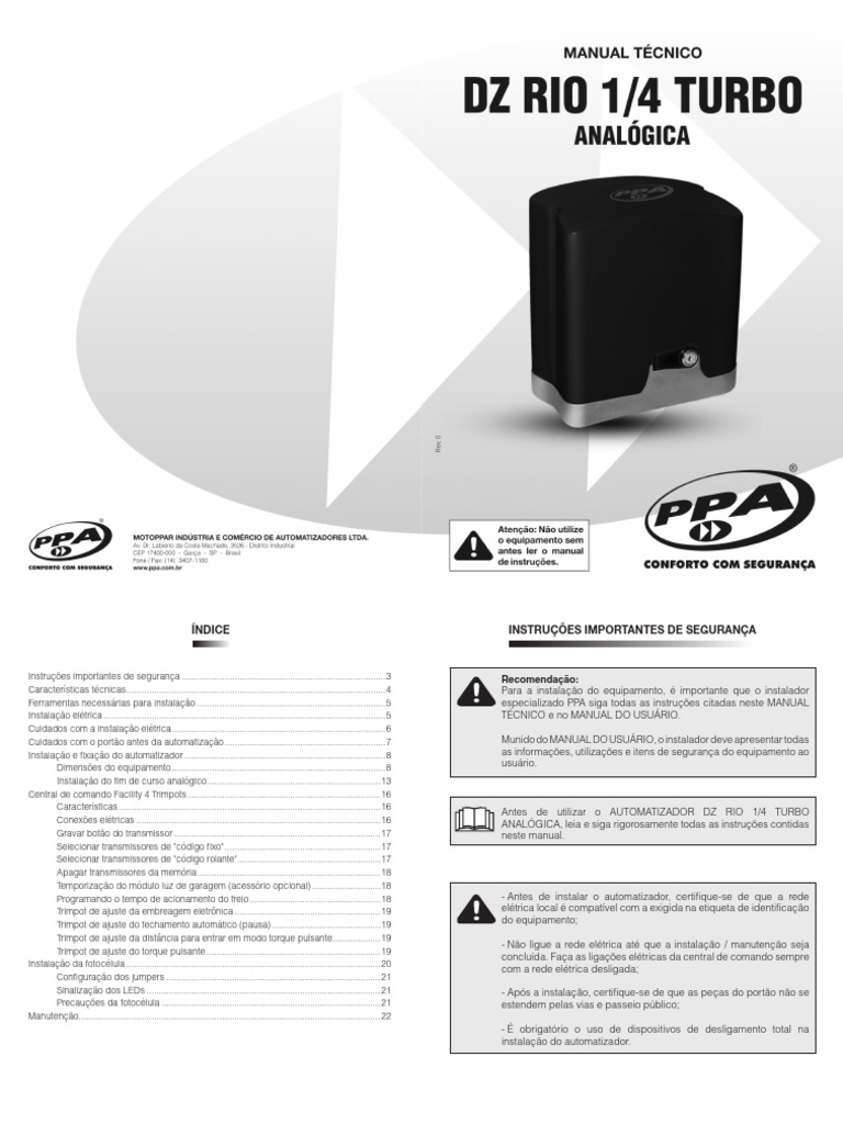 PPA DZ Rio 1_4 Turbo Analógica - Rev0 | PDF | Diodo emissor de luz ...