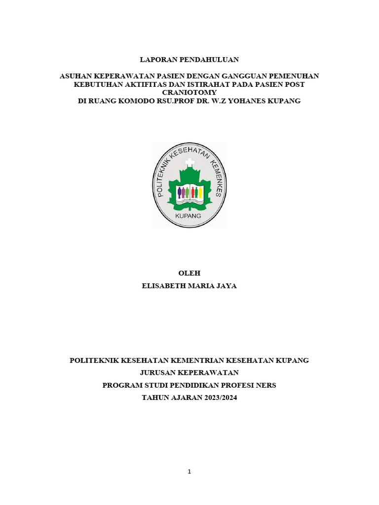 LP Aktifitas Konsul 1 | PDF