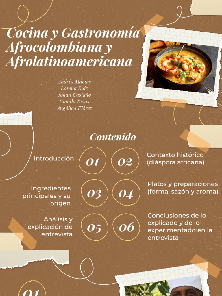 Platos Típicos de la Gastronomía Afrocolombiana | PDF | Cocinando ...