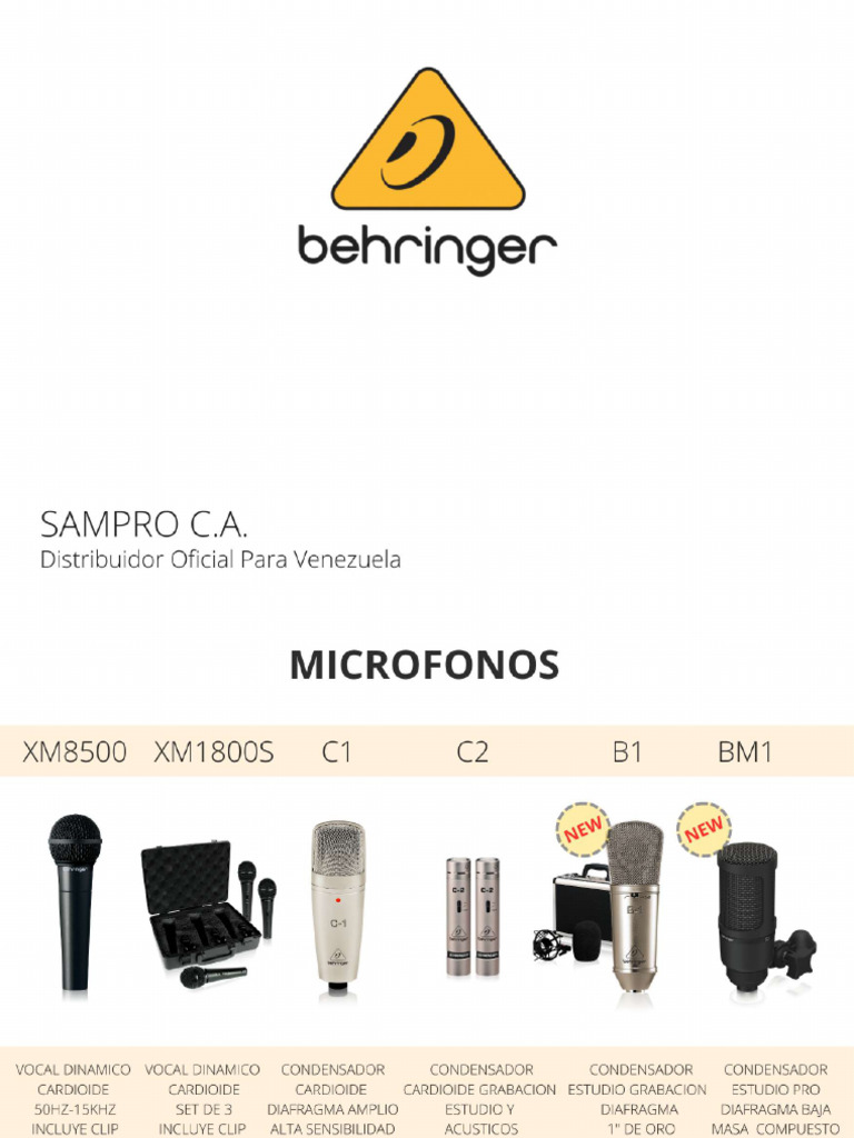 Behringer 2023 | PDF