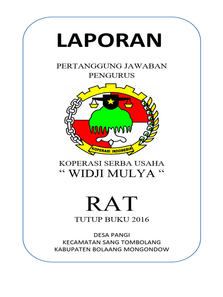Laporan Koperasi Pdf 