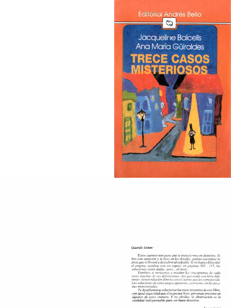 03 Trece Casos Misteriosos Jacqueline Balcells y Ana Maria Guiraldes | PDF