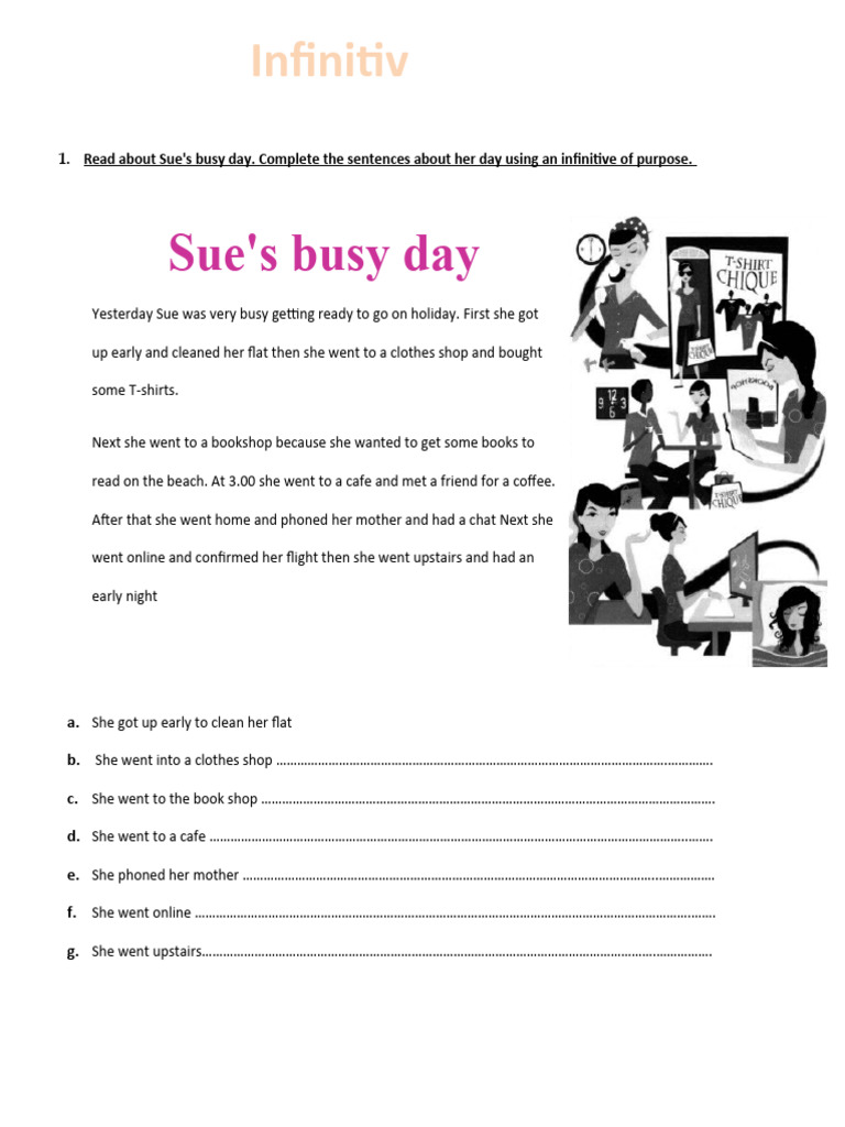 Infinitive of Purpose - 84340 | PDF