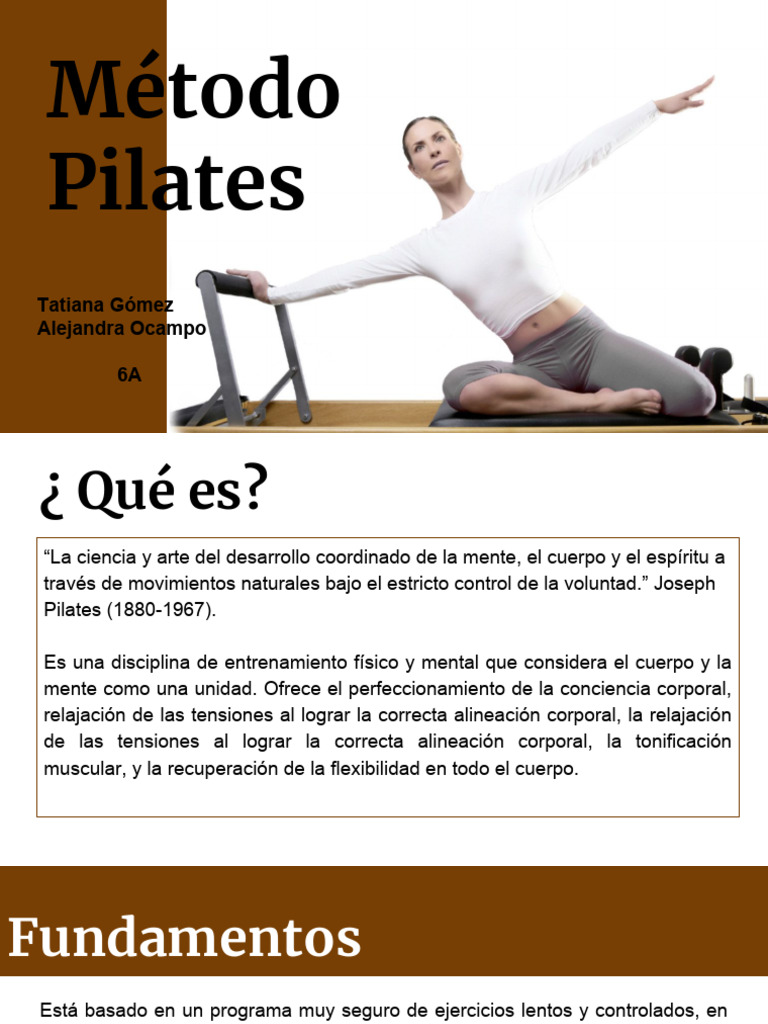 Fundamentos del Método Pilates | PDF
