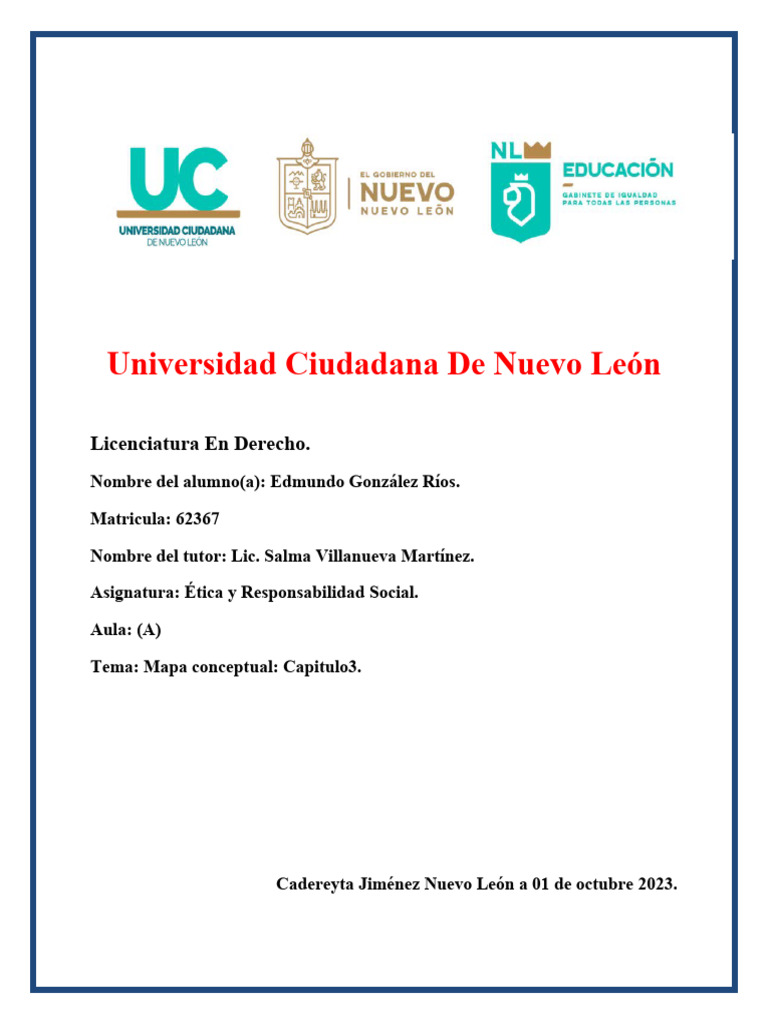 Actividad. Mapa Conceptual. Capitulo 3 | PDF