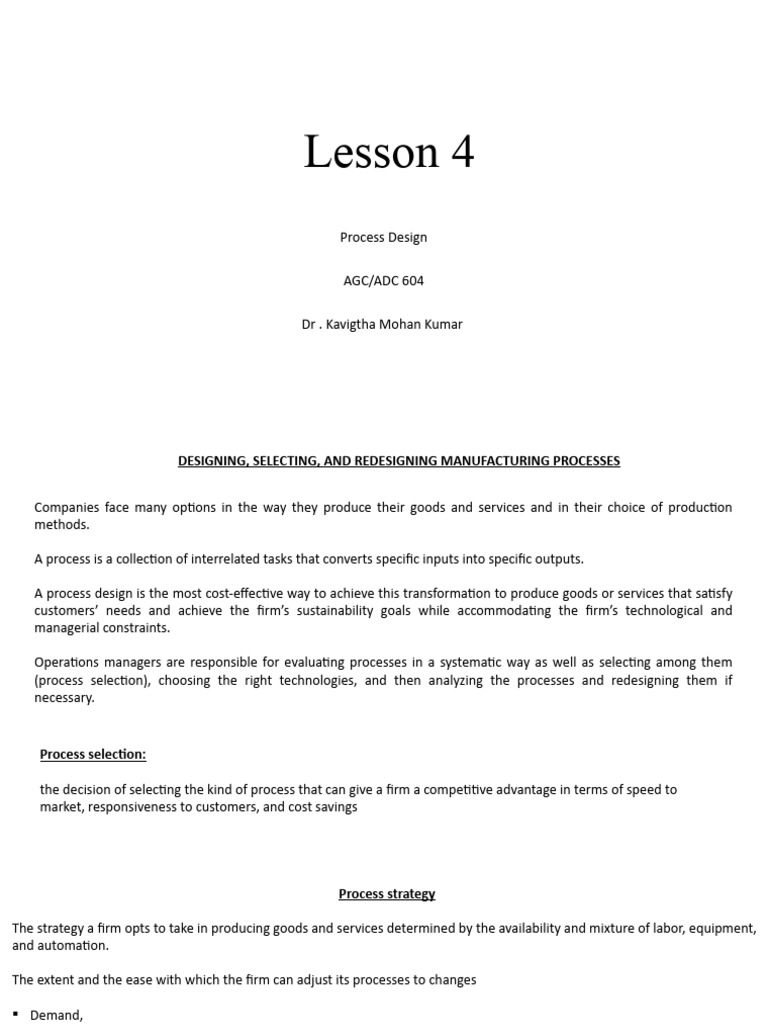Lesosn 4 Class Notes Adc 604 Pdf