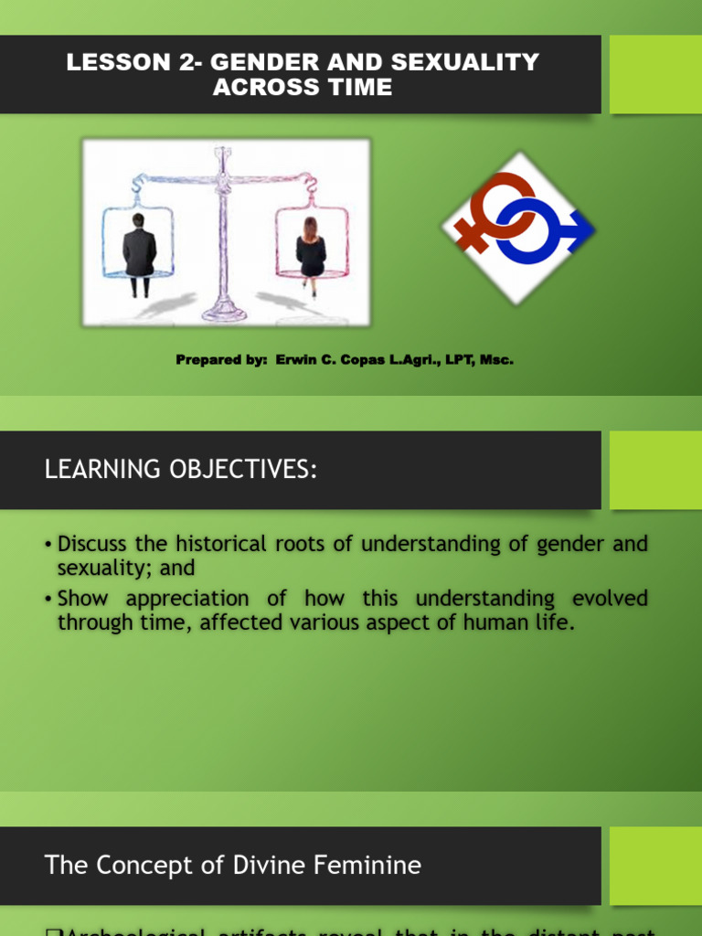 Lesson 2 Gender And Sexuality Across Time Pdf