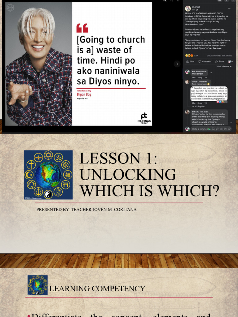 Lesson 1 - Intro To World Religion | PDF