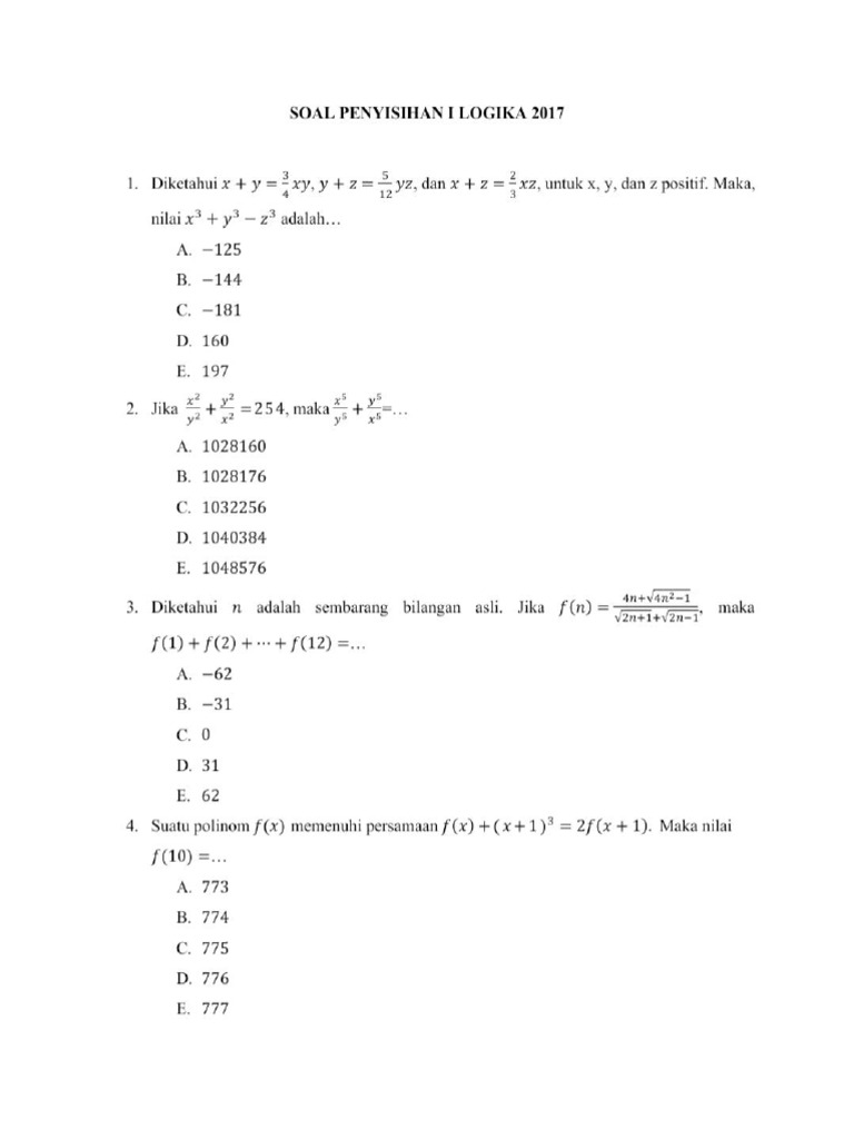 logika ui thn 2017 | PDF