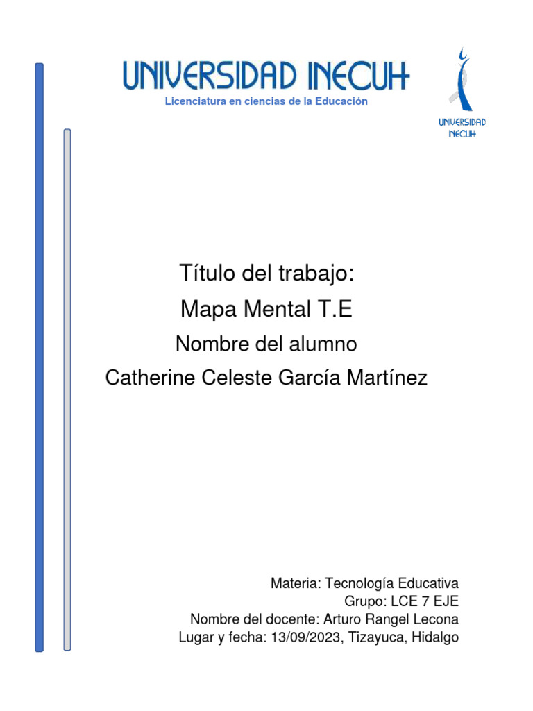Mapa Mental T.E | PDF