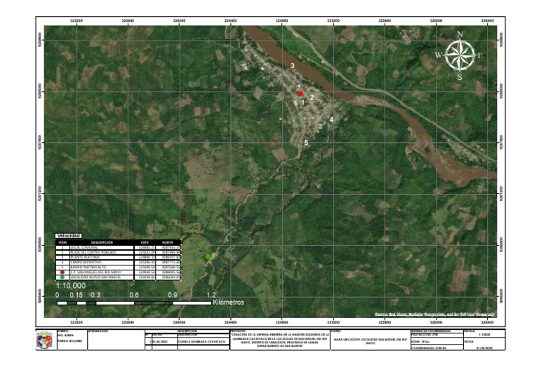 Mapa Ubicacion CP San Miguel Rio Mayo | PDF