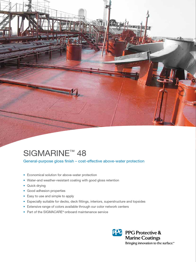 Brochure Sigmarine 48 (Alkyd) | PDF