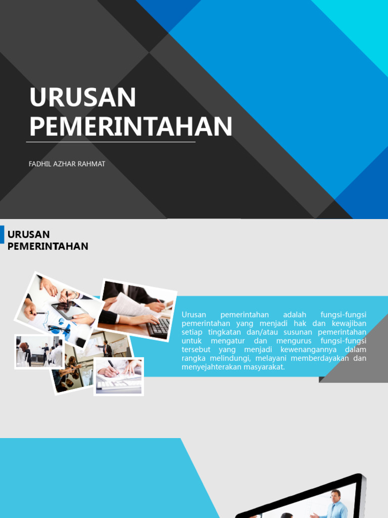 Urusan Pemerintahan | PDF