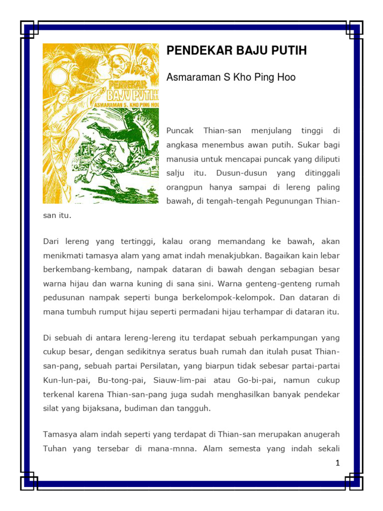 Pendekar Baju Putih | PDF