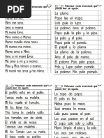 Dictado Letra P | PDF