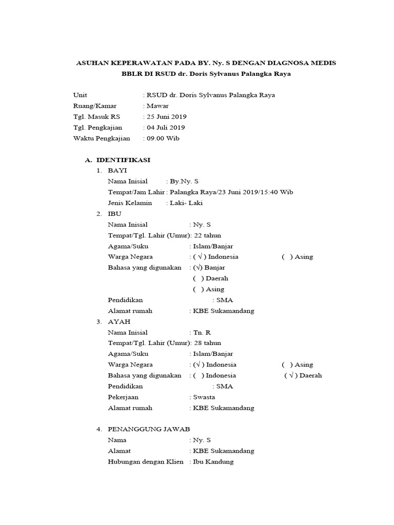 Askep BBLR Asli | PDF