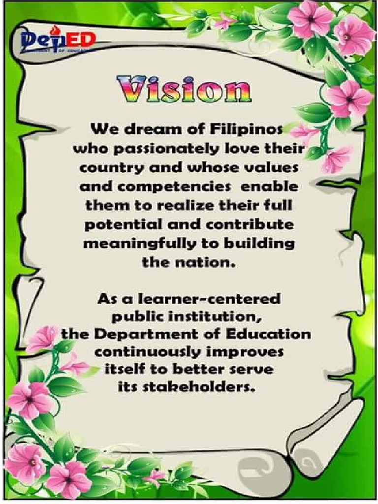 Deped Mission, Vission | PDF