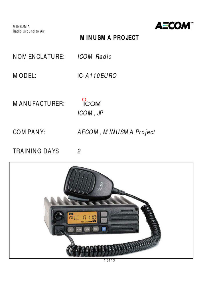Gta Vhf Radio Lesson Plan En Pdf