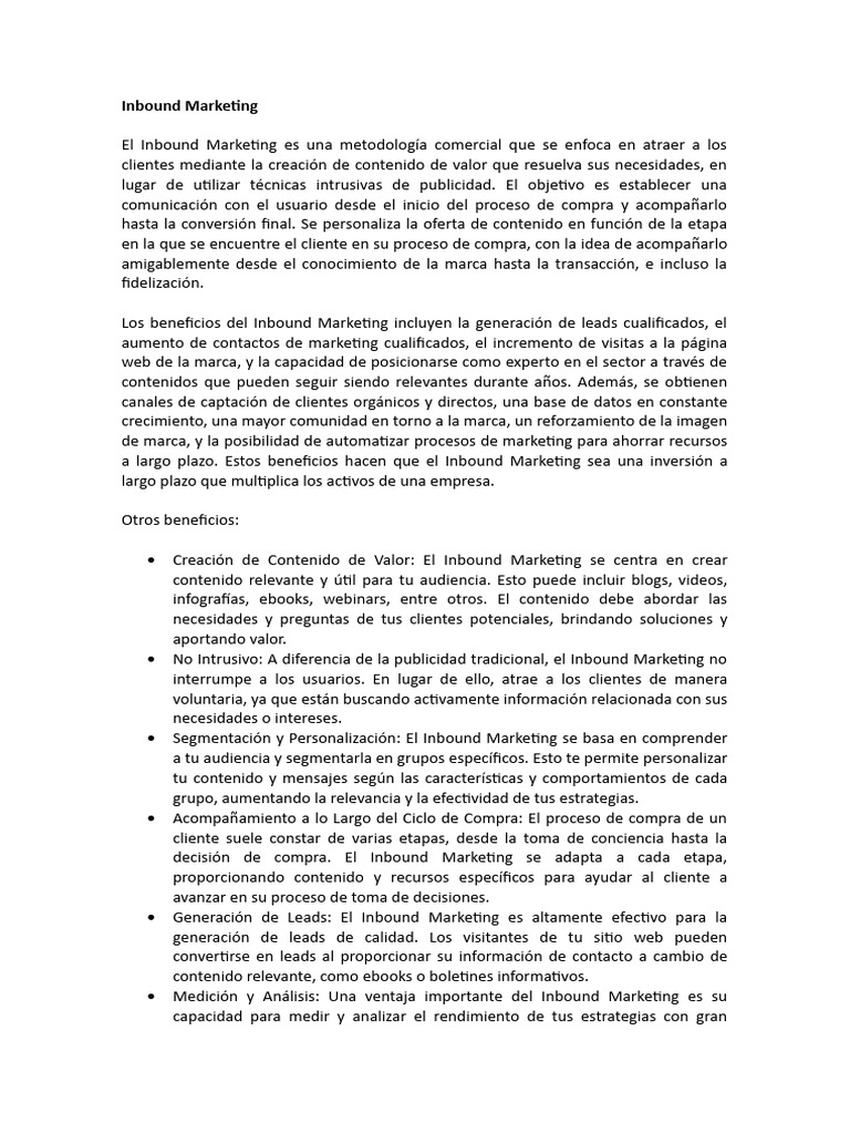 Inbound Marketing | PDF