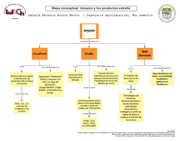Mapa Conceptual Amazon | PDF | Software | Ciencias de la Computación