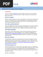 USAID Tips - Baseline & Targets | PDF | Performance Indicator ...