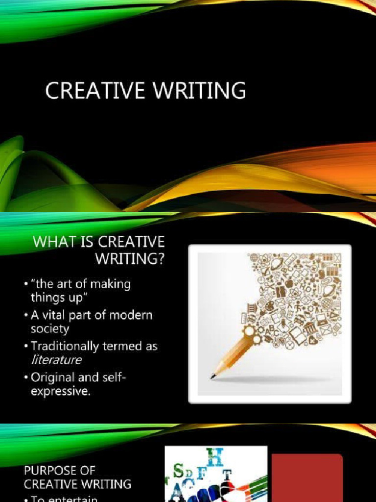 Creative Writing Introduction | PDF