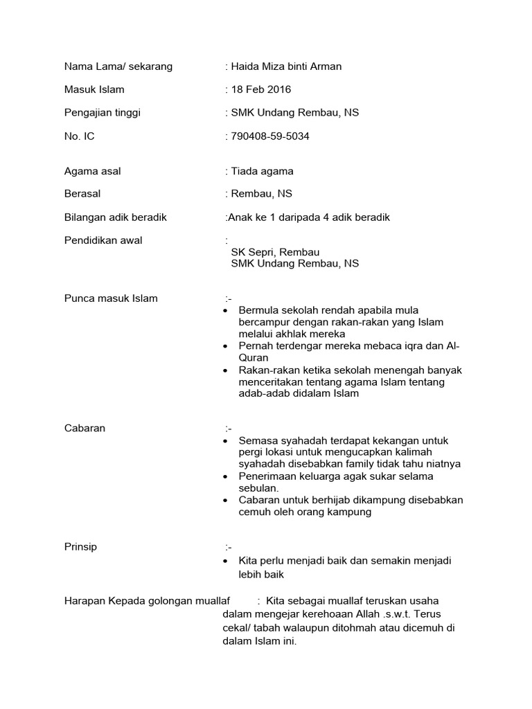 Kisah Haida | PDF | Kesehatan Holistik