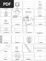 Banderas Del Mundo Con Nombres | PDF | Los símbolos | Símbolos nacionales