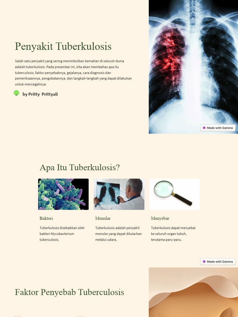 Penyakit Tuberkulosis | PDF