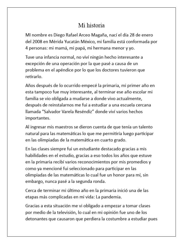 Autobiografia | PDF