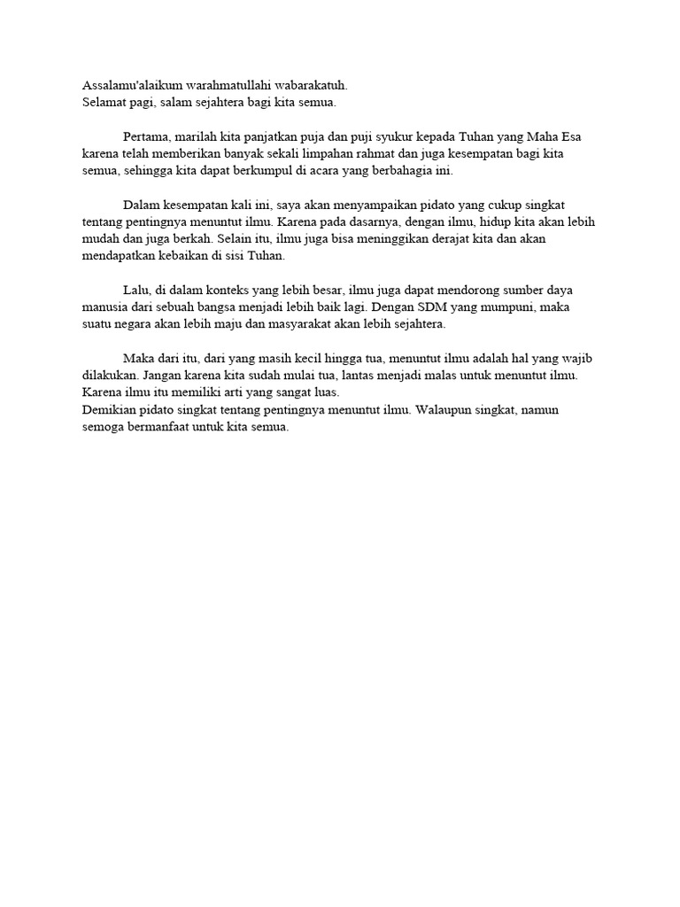 Teks Public Speaking | PDF