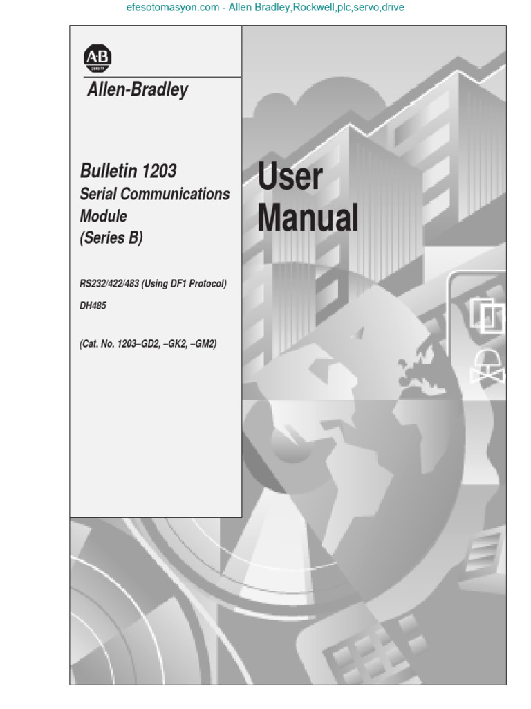 User Manual: Allen-Bradley | PDF | Programmable Logic Controller | Electrostatic Discharge