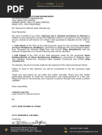 Demand Letter - Against Subdivision Developer | PDF