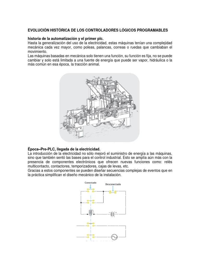 C3 - Antecedentes Del PLC | PDF | Informática