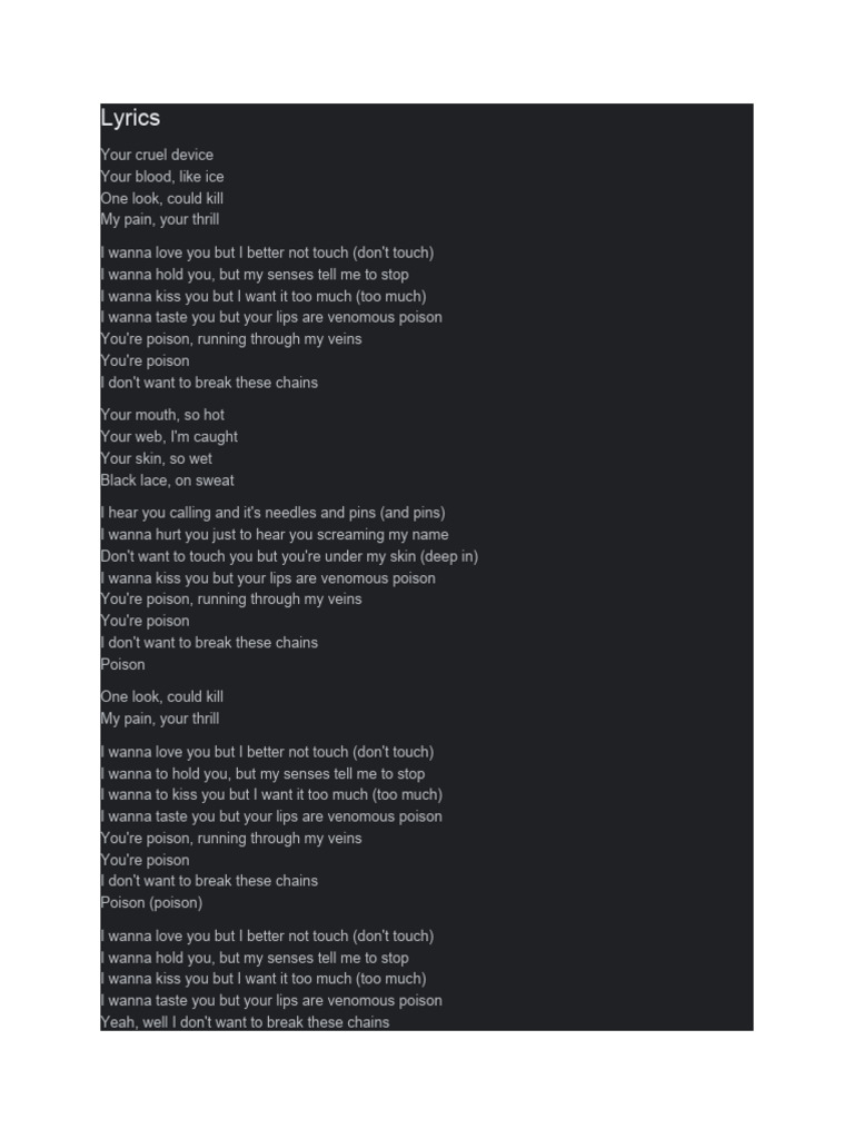 Lyrics | PDF
