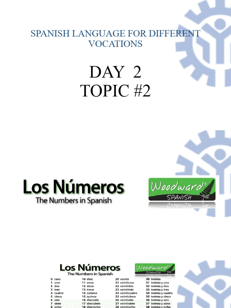 Day 2 - Lec 1 - Los Numeros | PDF