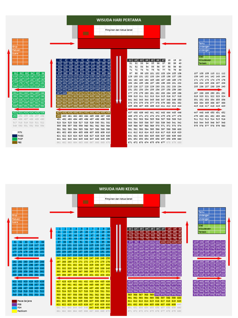 Denah Wisuda 45 | PDF